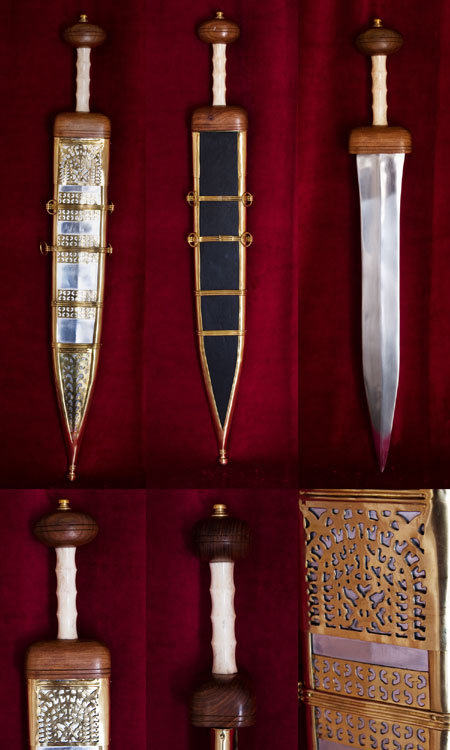 Scabbards reinforced with steel : SWORDS
